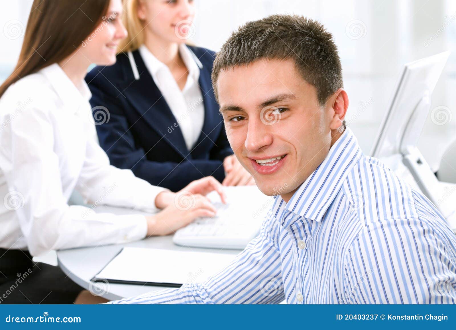 Business man stock image. Image of attractive, boss, interaction - 20403237