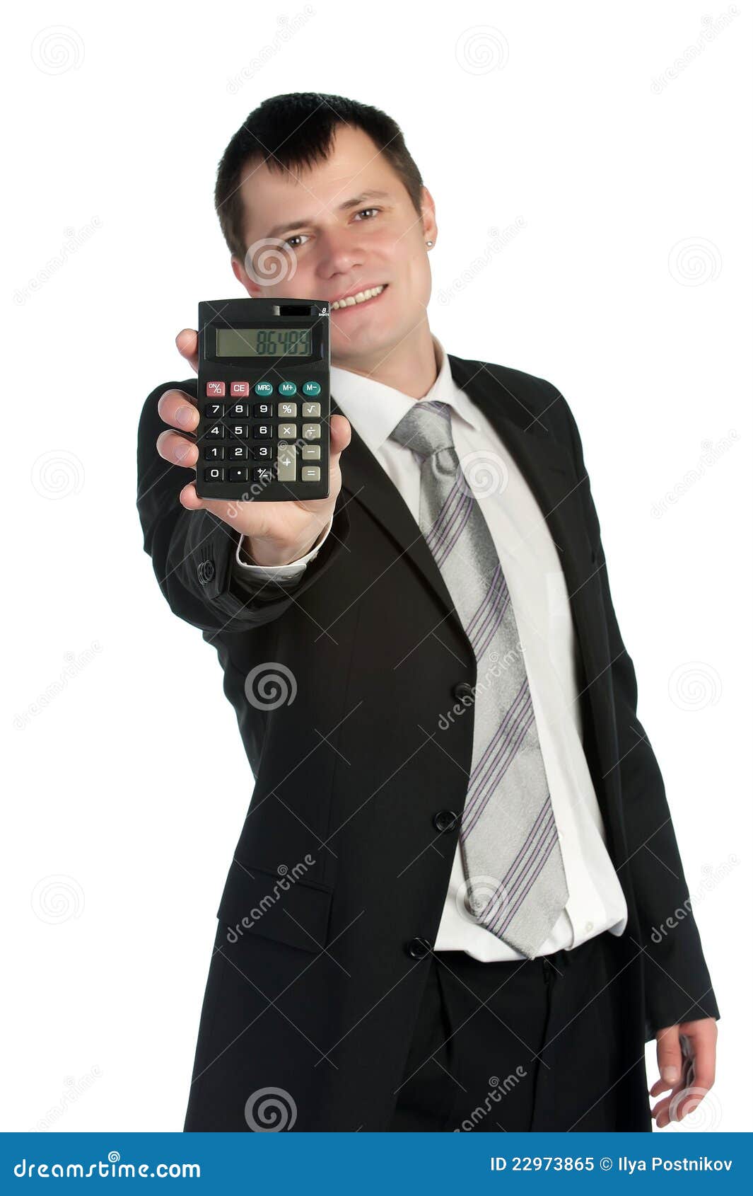 Business man stock image. Image of count, calculator - 22973865
