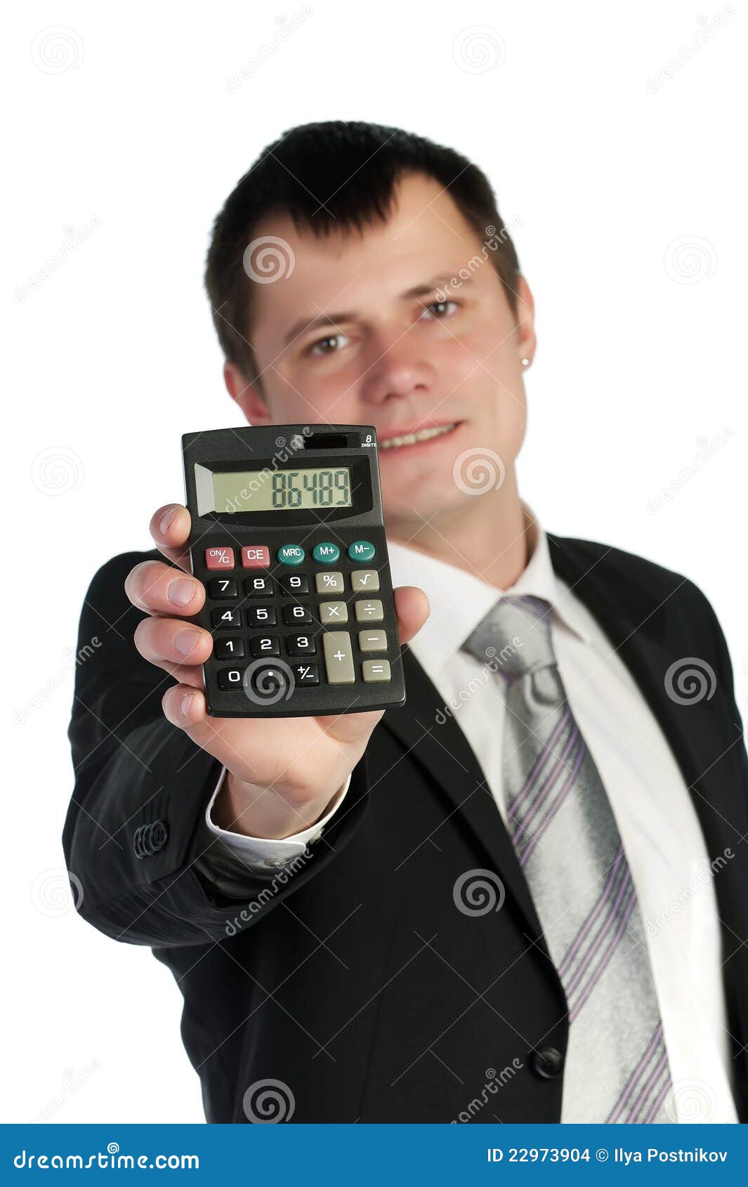 Business man stock photo. Image of office, calculating - 22973904