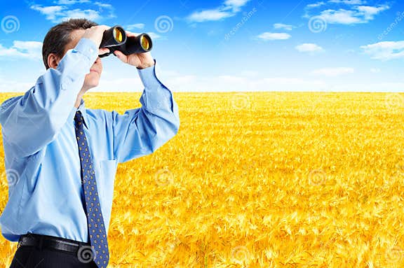Business man stock image. Image of observation, agricultural - 4434575