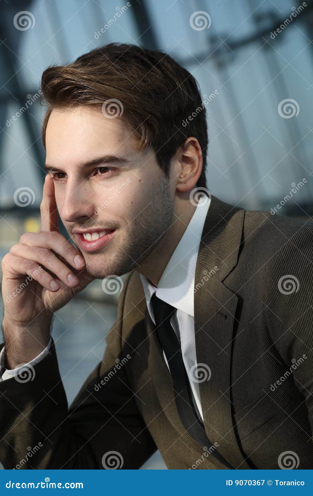 Business Man stock image. Image of waiting, looking, seriously - 9070367