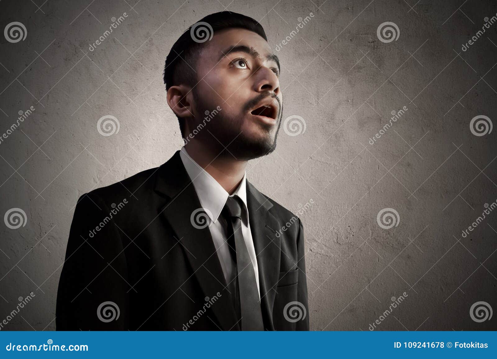 Business Man Amazed and Astonishment Stock Photo - Image of people ...