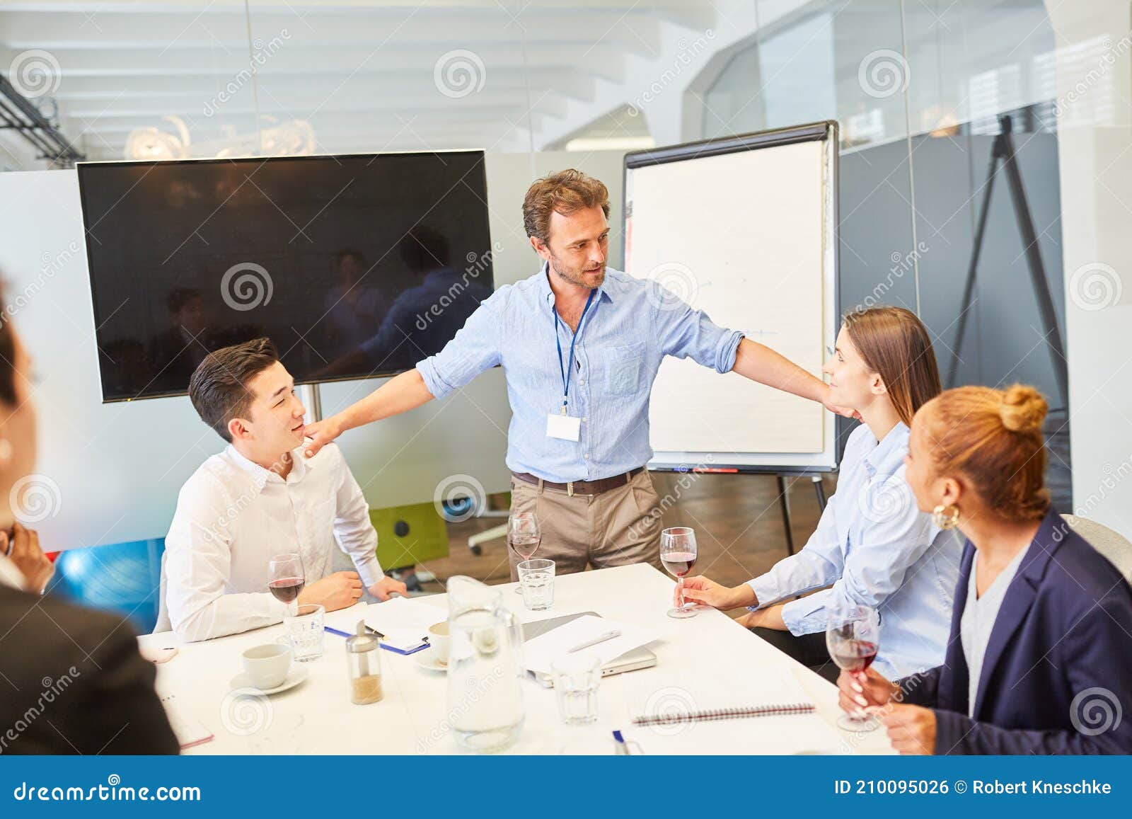Business Man As a Coach in a Workshop Stock Photo - Image of agency ...