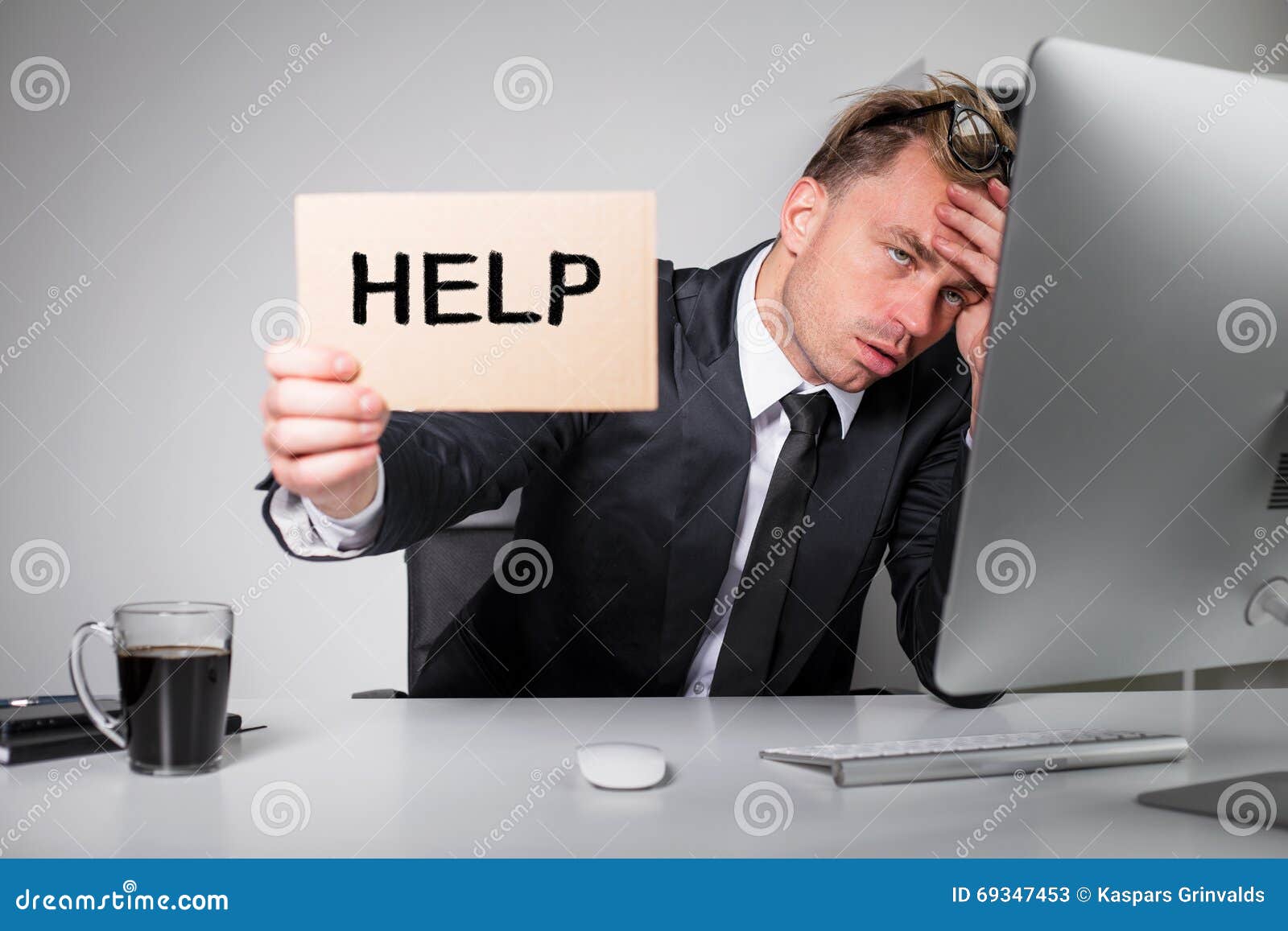 Business Man Asking for Help Stock Image - Image of poor, finance: 69347453