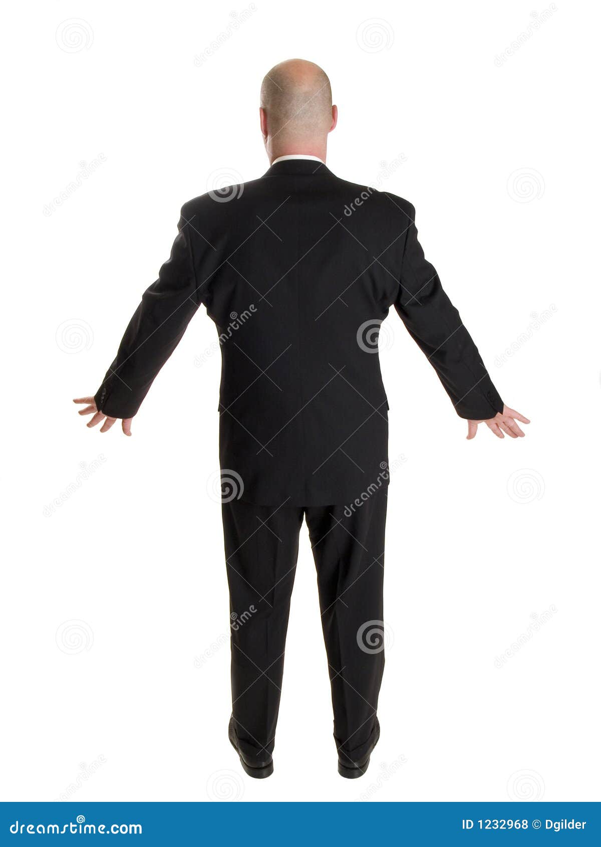 Business man back stock photo. Image of tall, male, rear - 1232968