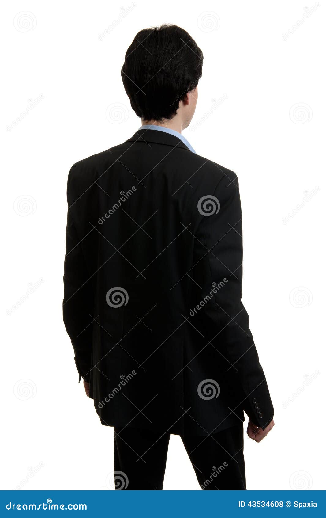 Business man from the back stock photo. Image of backview - 43534608