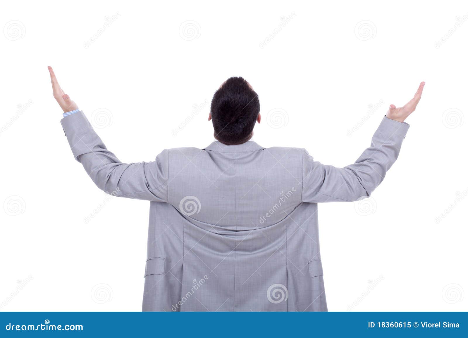 Business man back praying stock image. Image of male - 18360615