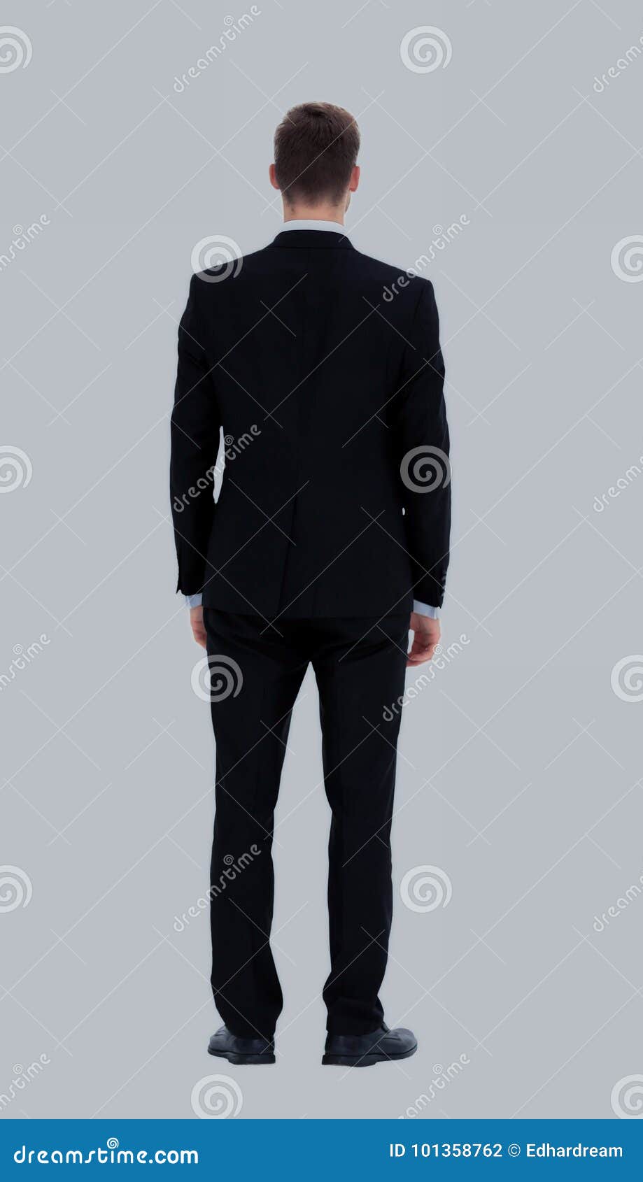Business man. Back side. stock photo. Image of manager - 101358762