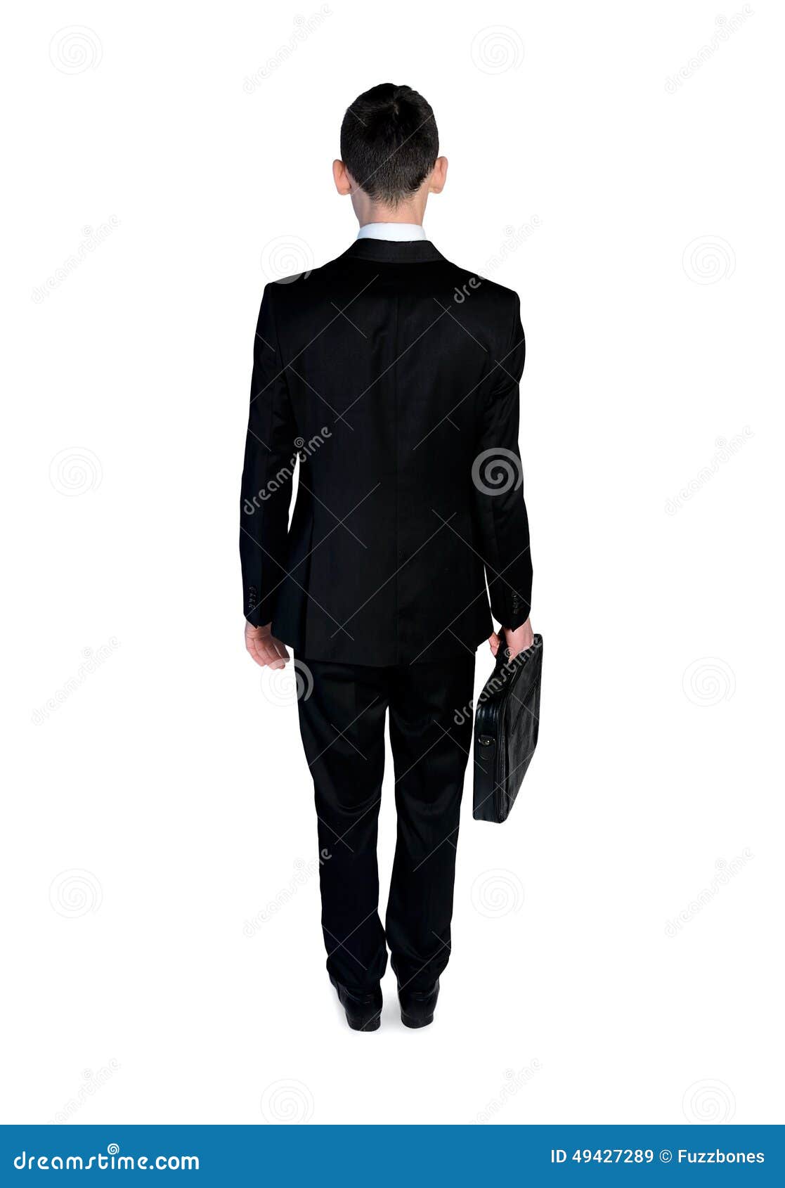 Business man back view stock image. Image of crossed - 49427289