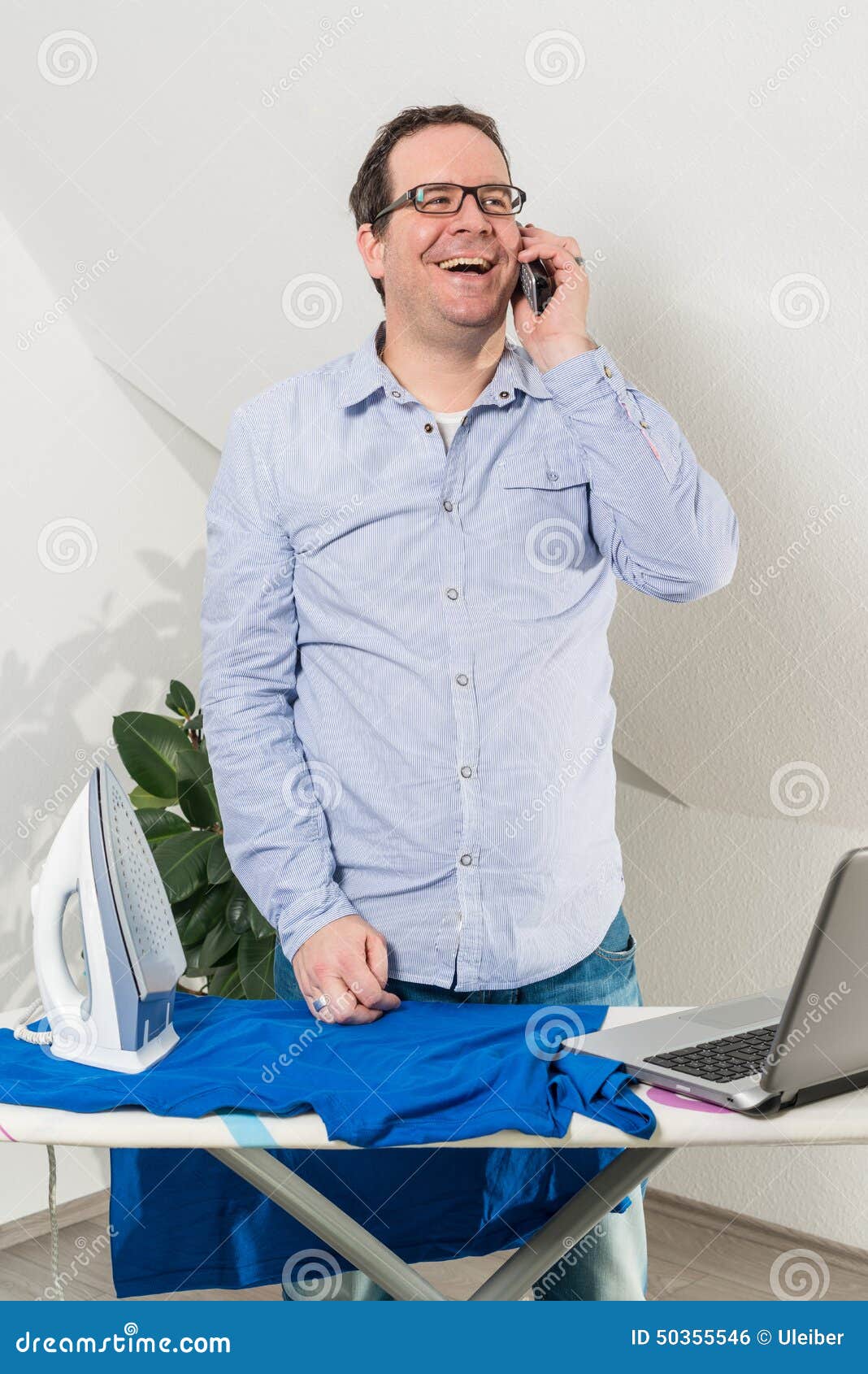 Business Man Balance His Work and Life Stock Photo - Image of ...