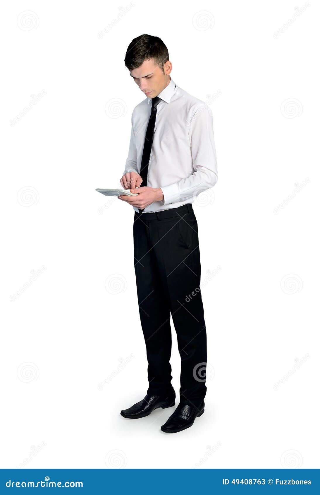 Business man calculating stock image. Image of accountant - 49408763