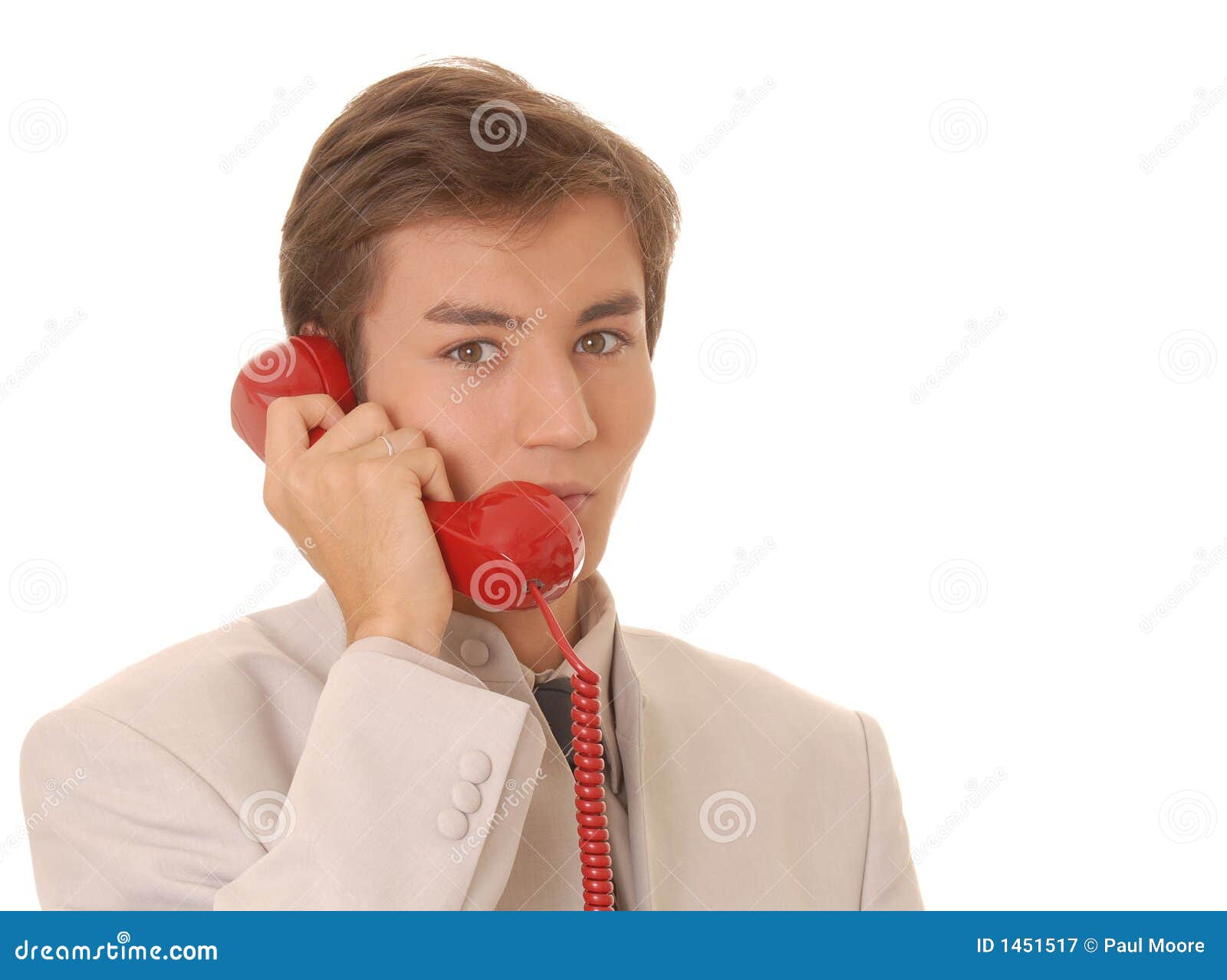 Business Man on Call 2 stock image. Image of phonecall - 1451517