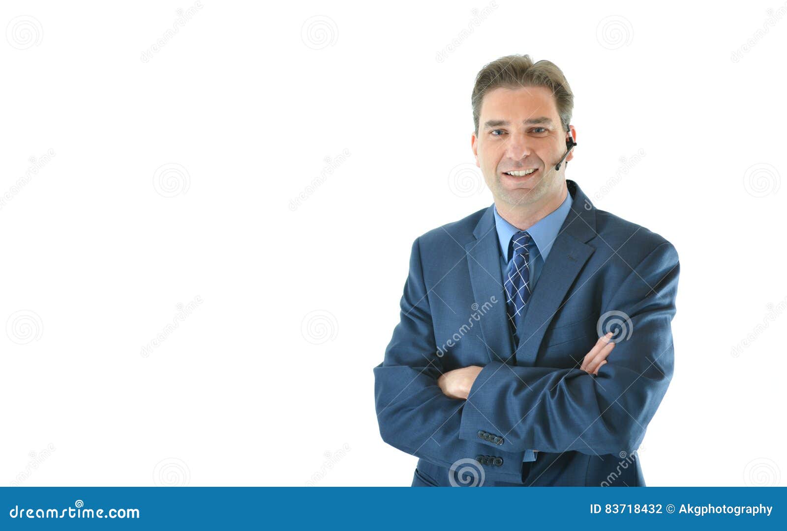 Business Man on a Call or Customer Service Representative Stock Photo ...