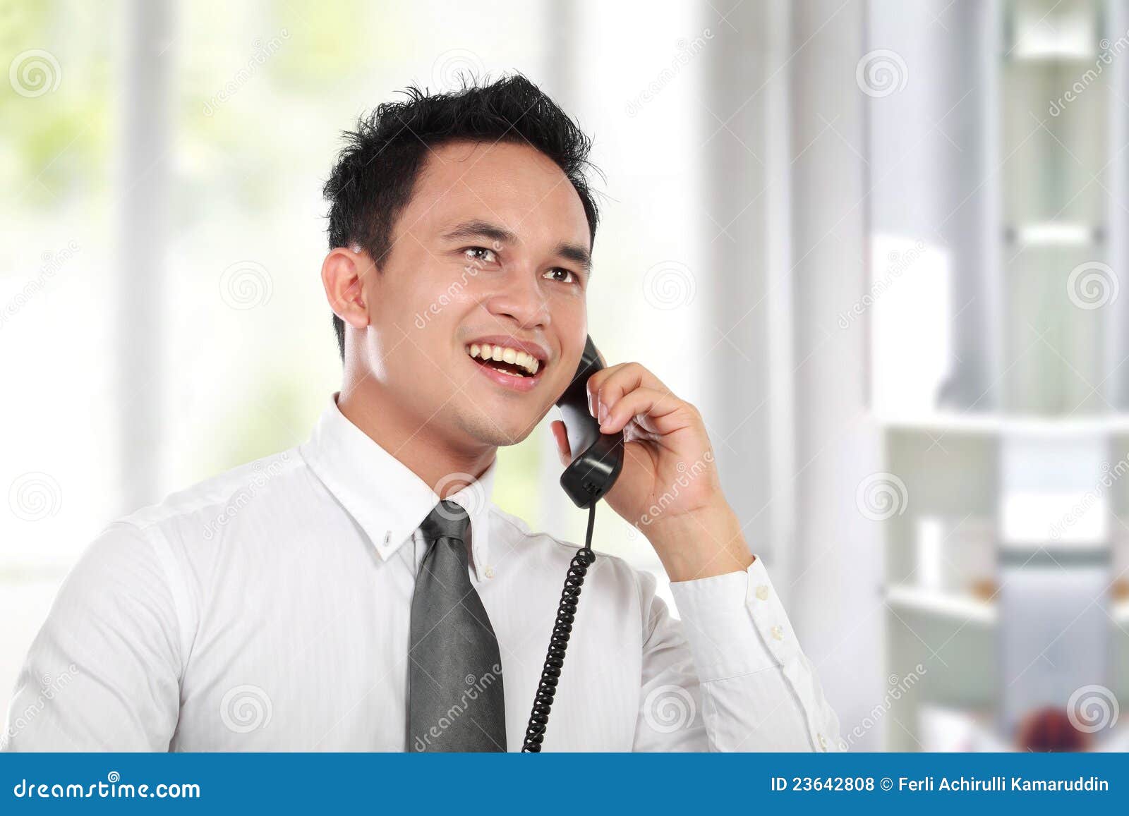 Business man calling stock photo. Image of male, worker - 23642808