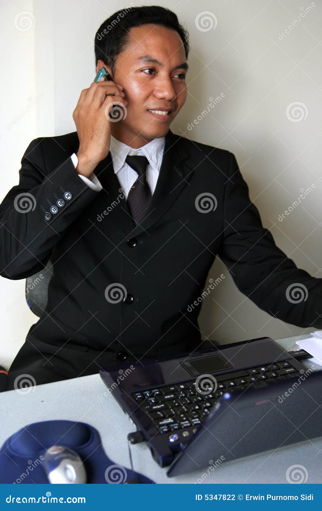 Business man calling stock photo. Image of executive, male - 5347822