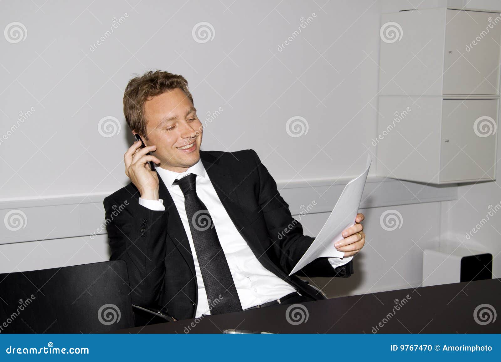 Business man calling stock photo. Image of hands, calling - 9767470