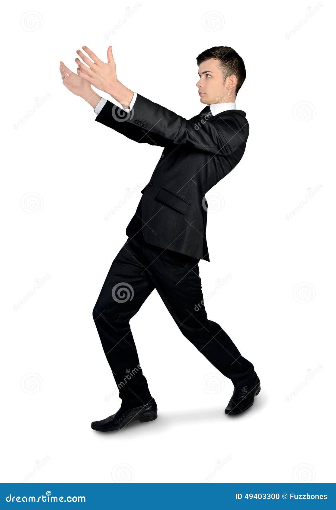 Business man carry stock photo. Image of black, copy - 49403300