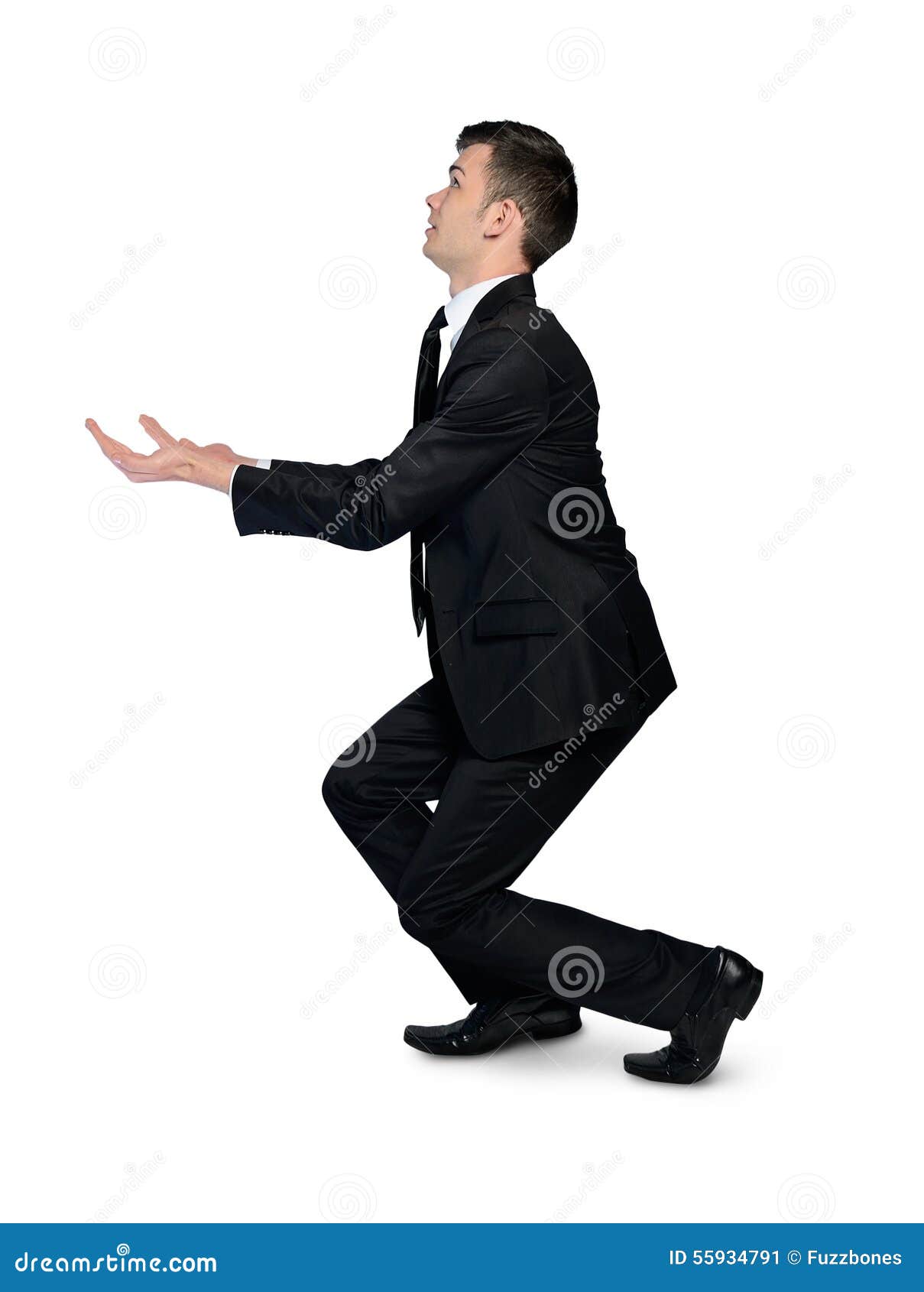 Business Man Carry Something Stock Image - Image of adult, hold: 55934791