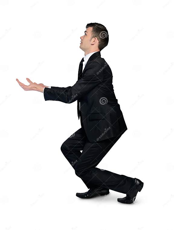 Business Man Carry Something Stock Image - Image of adult, hold: 55934791