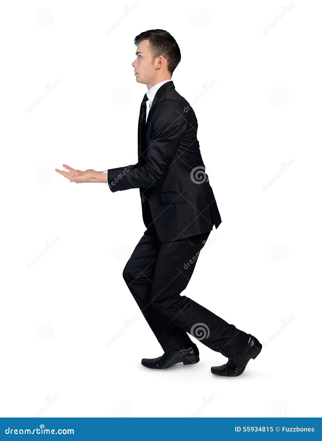 Business Man Carry Something Stock Image - Image of people, courier ...