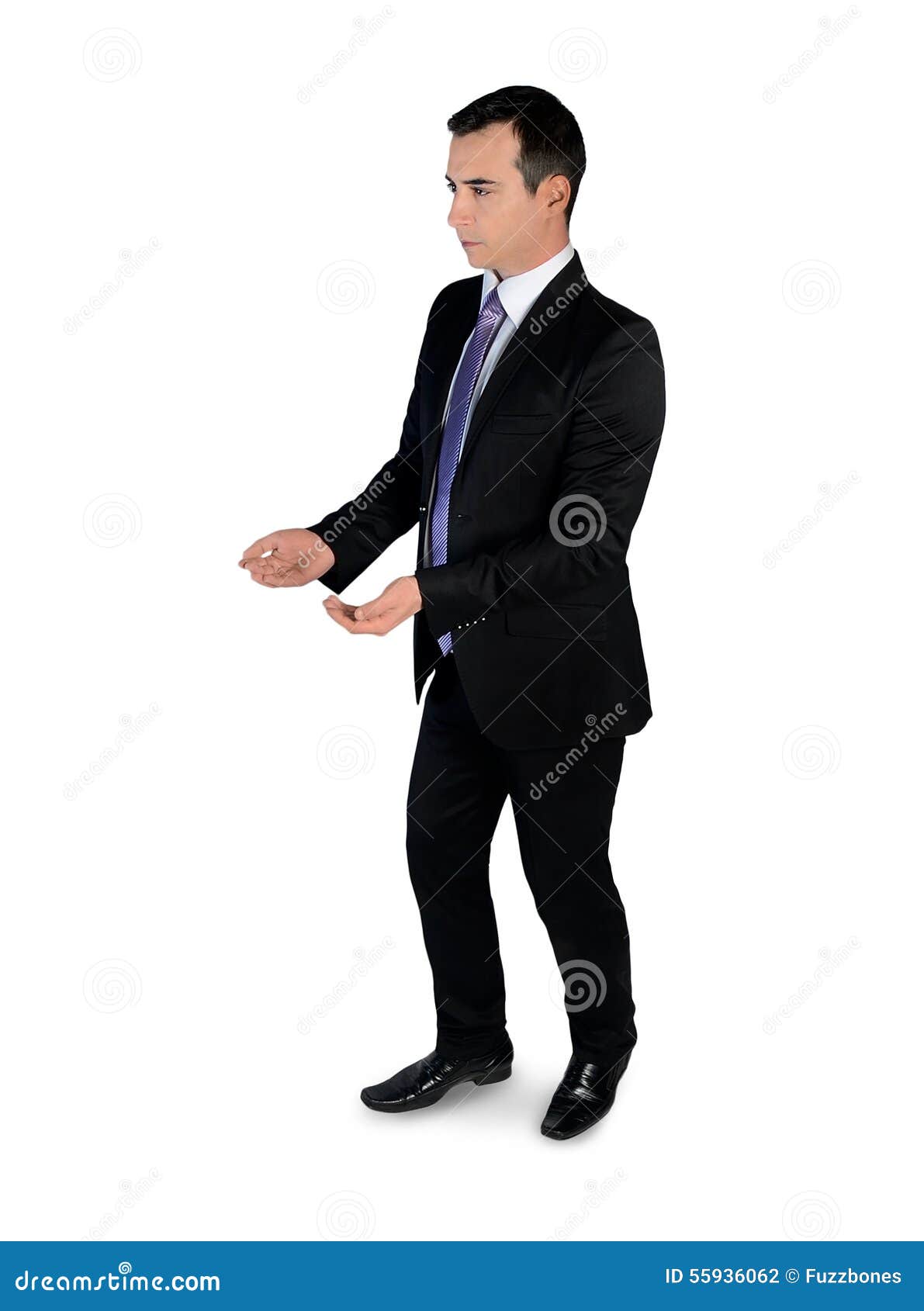 Business Man Carry Something Stock Photo - Image of hold, corporate ...
