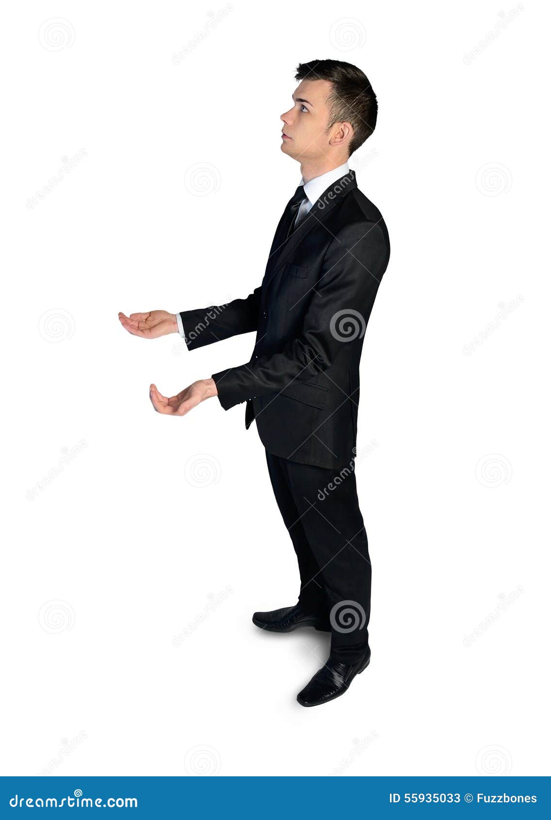 Business Man Carry Something Stock Image - Image of employee, full ...