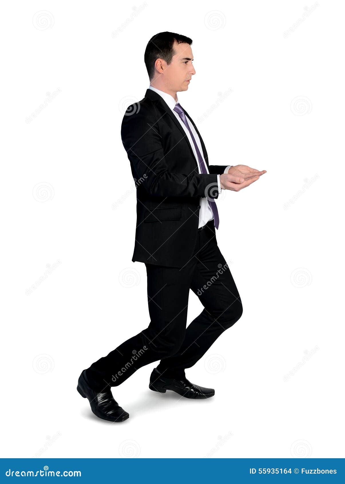 Business Man Carry Something Stock Photo - Image of business, hold ...