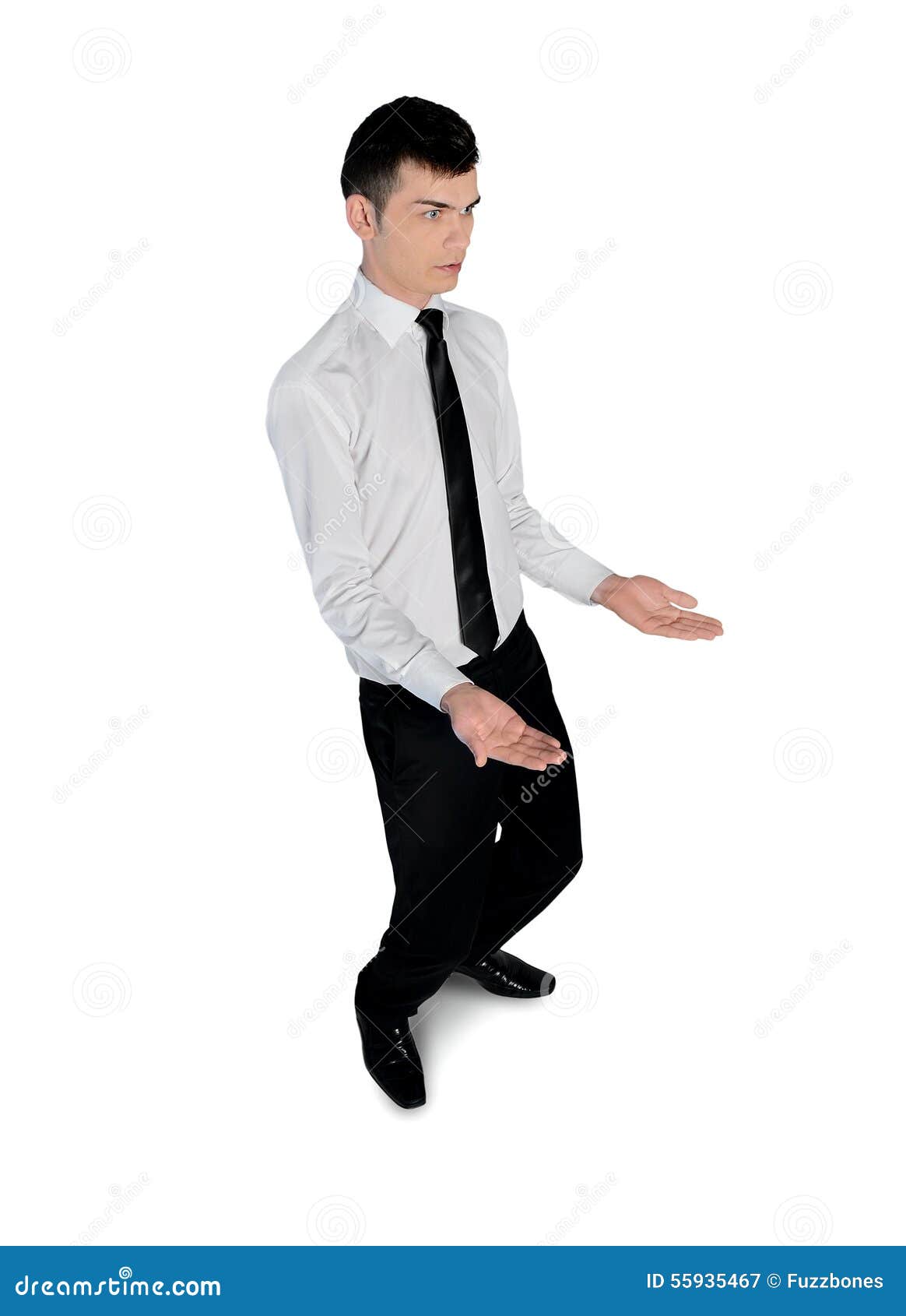 Business Man Carry Something Stock Image - Image of copy, hand: 55935467