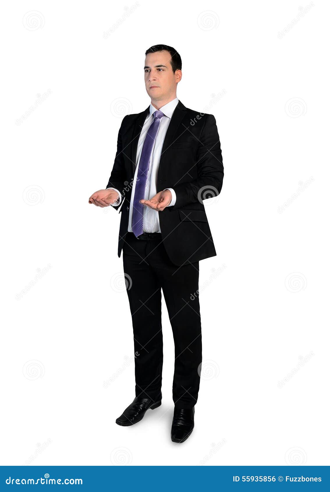 Business Man Carry Something Stock Photo - Image of lifting, imaginary ...