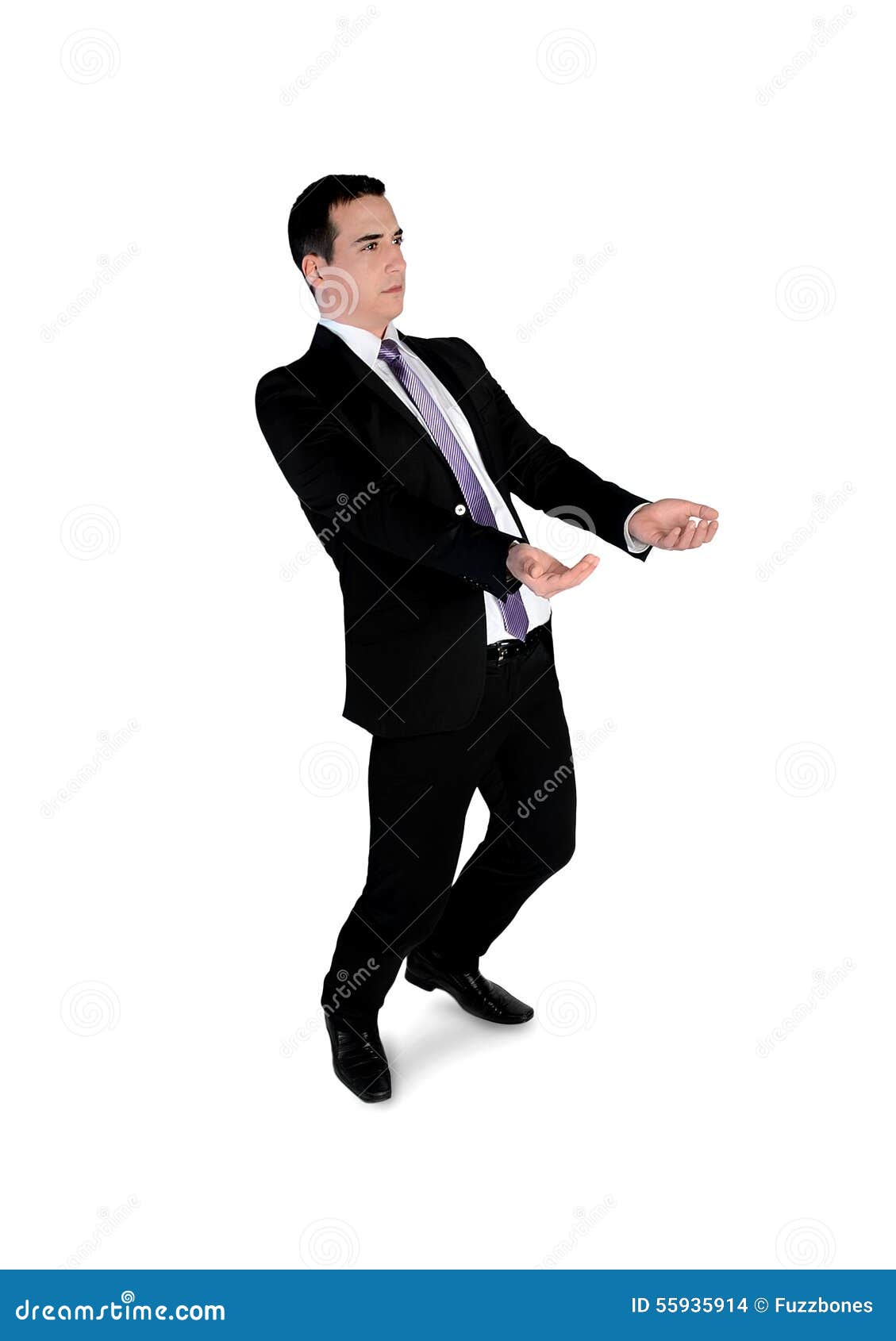 Business Man Carry Something Stock Photo - Image of isolated, business ...