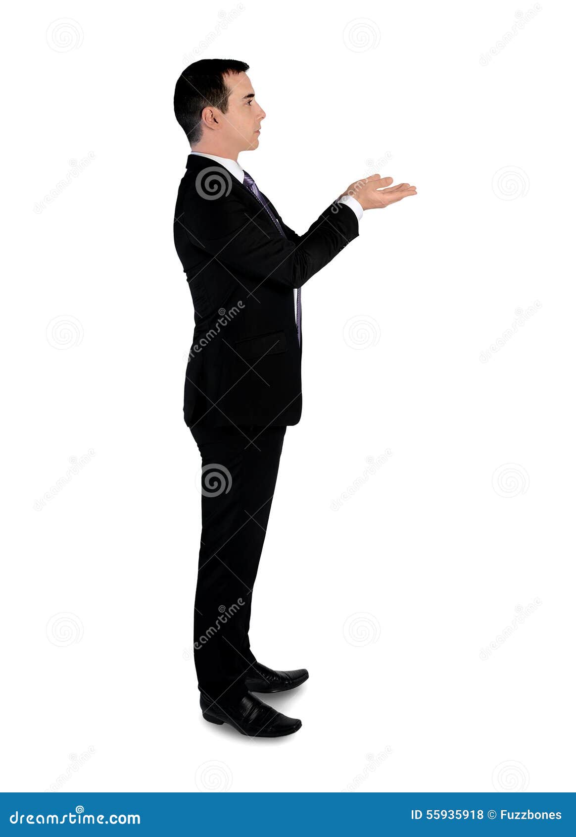 Business Man Carry Something Stock Photo - Image of deliver, hold: 55935918