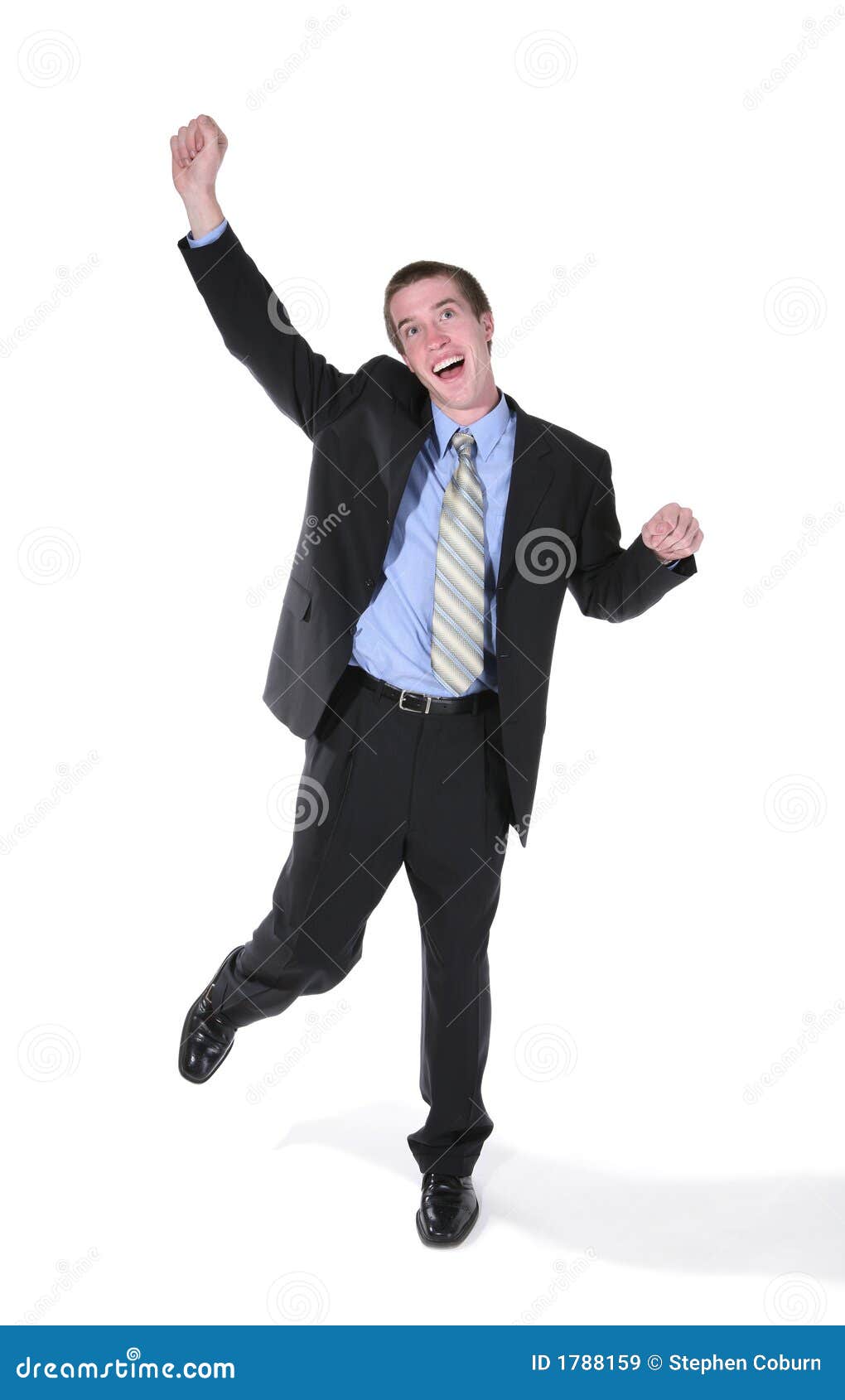 Business Man Celebrating stock image. Image of competitive - 1788159