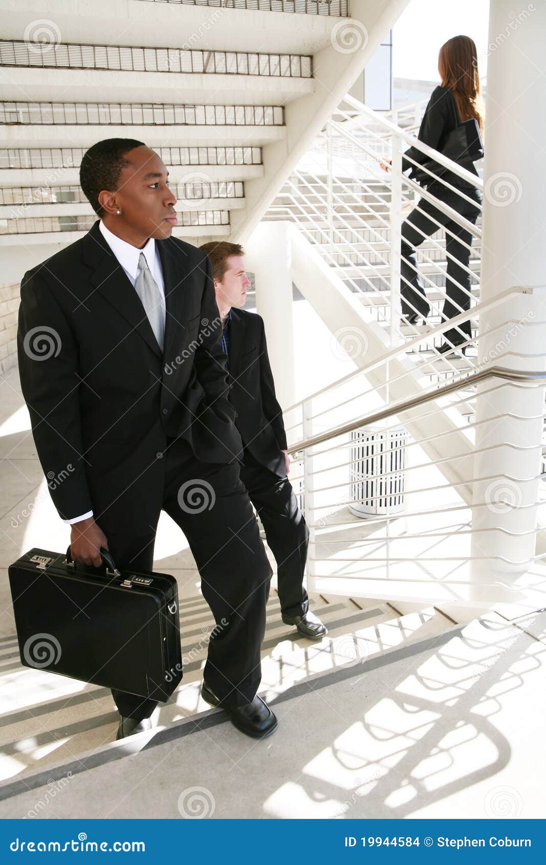 Business Man Chase stock photo. Image of black, business - 19944584