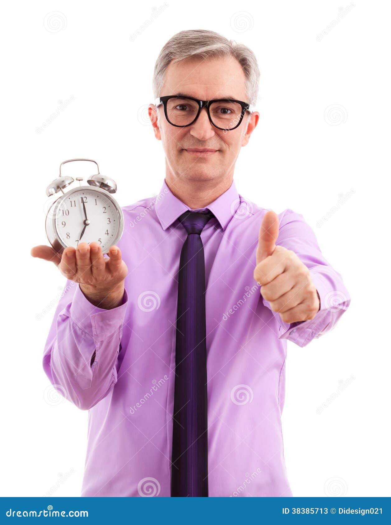 Business Man and Clock stock image. Image of businessperson - 38385713