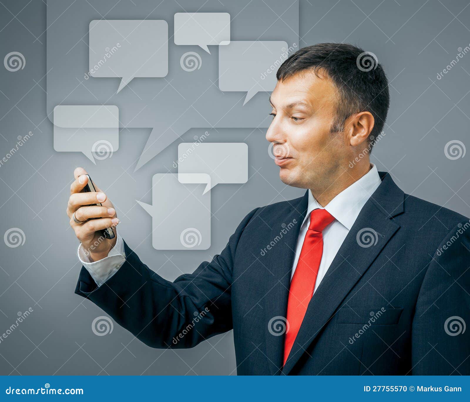 Business man communication stock photo. Image of electronic - 27755570