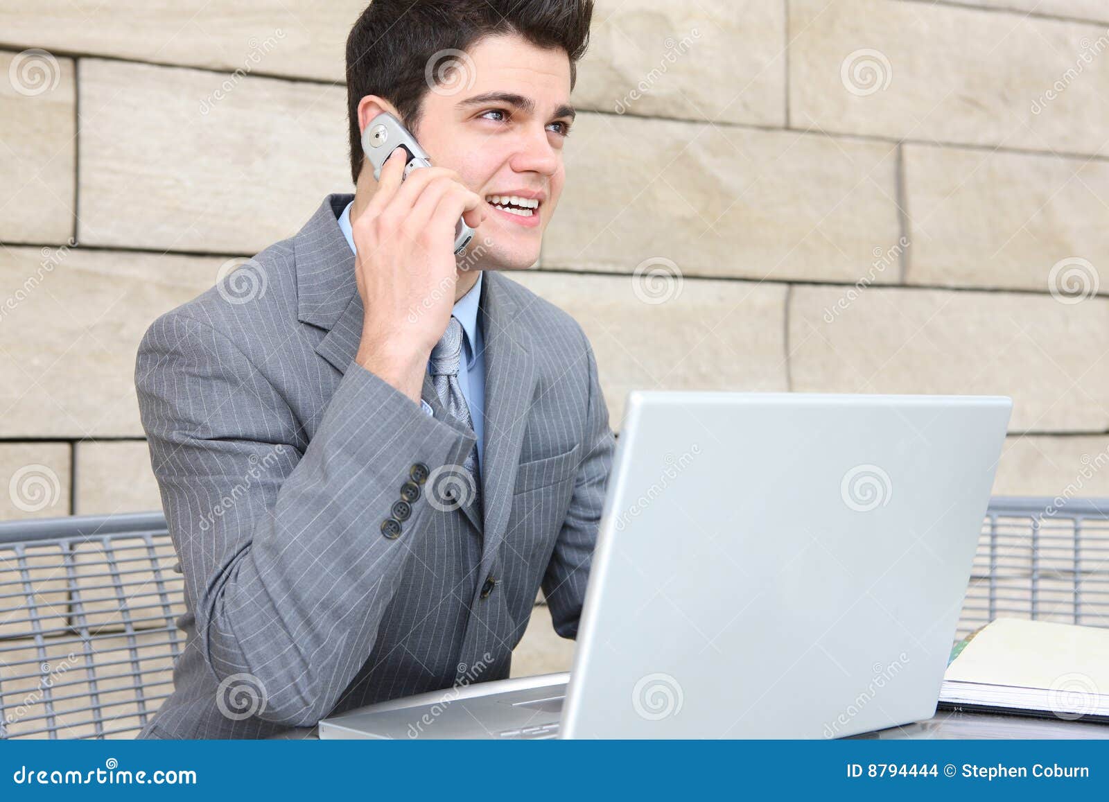 Business Man Communication stock photo. Image of handsome - 8794444