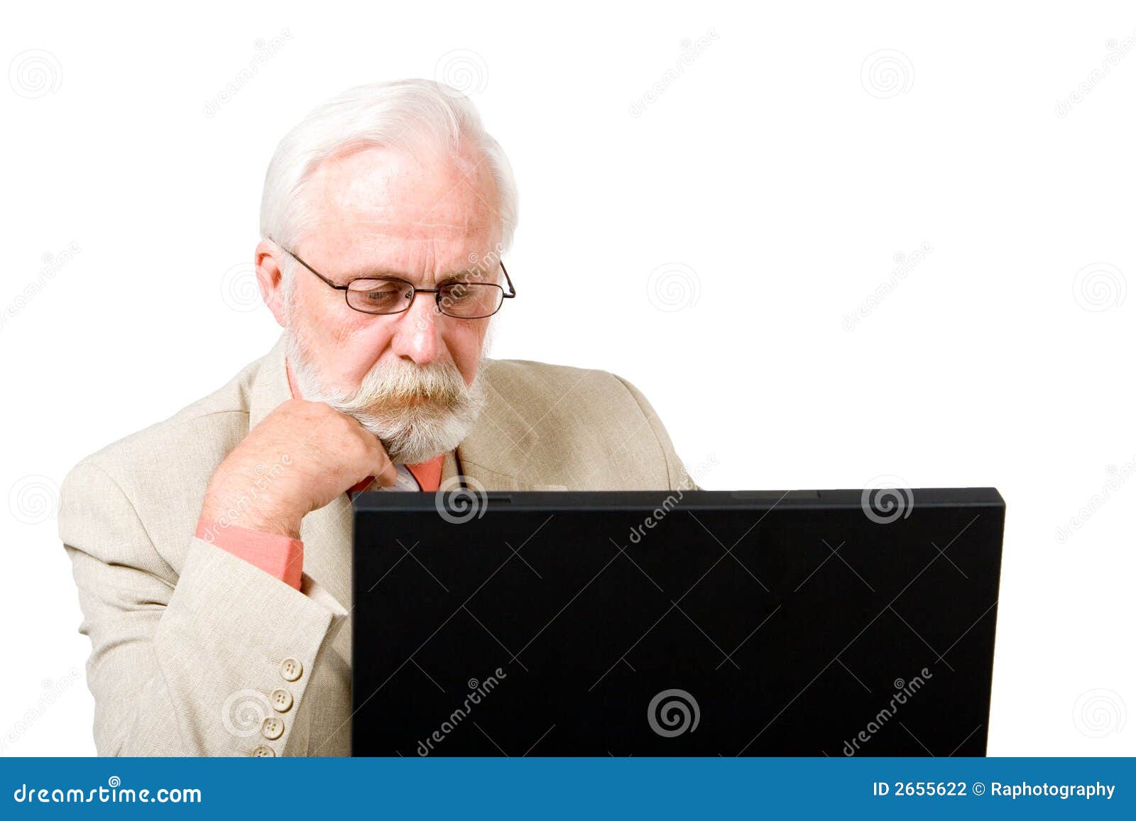A Business Man Concentrating Stock Photo - Image of businessperson ...