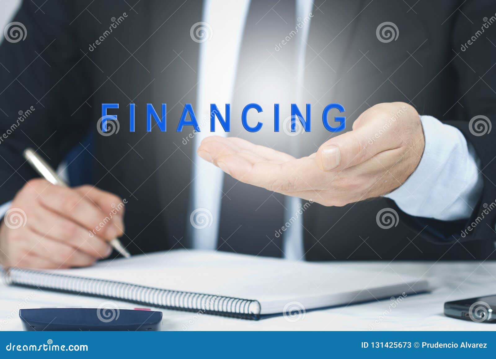 Concept of financing stock image. Image of business - 131425673