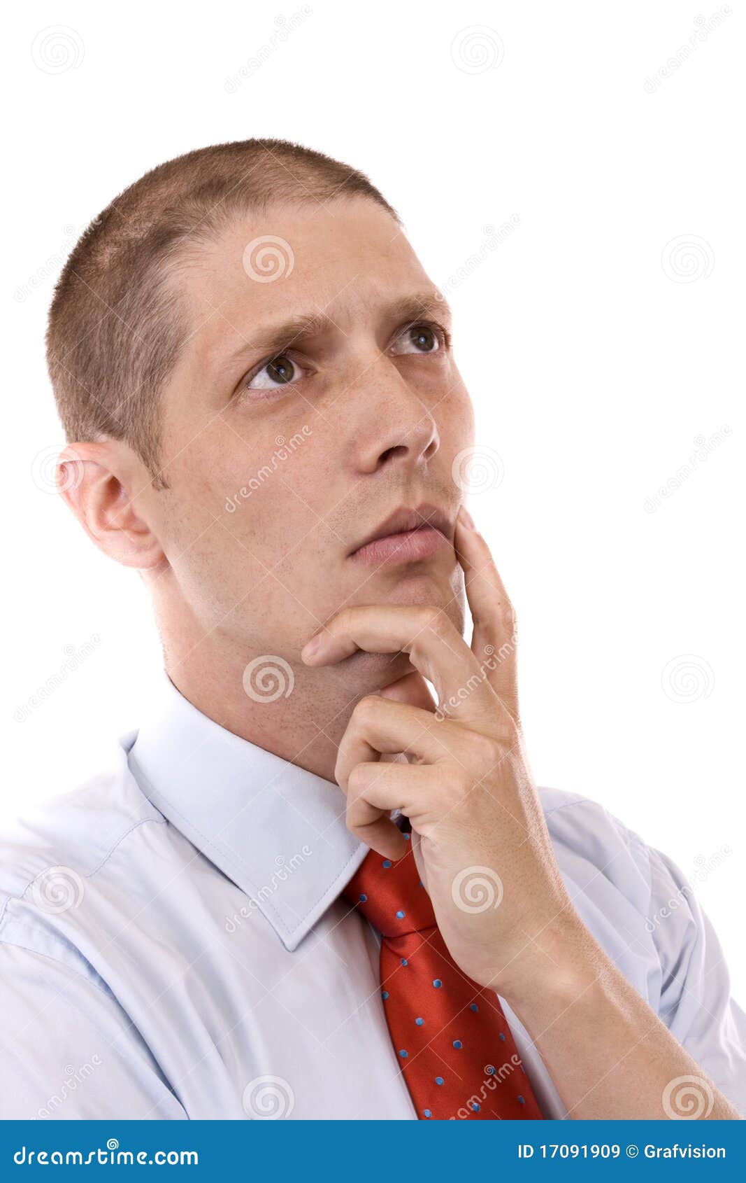 Business man contemplating stock image. Image of caucasian - 17091909