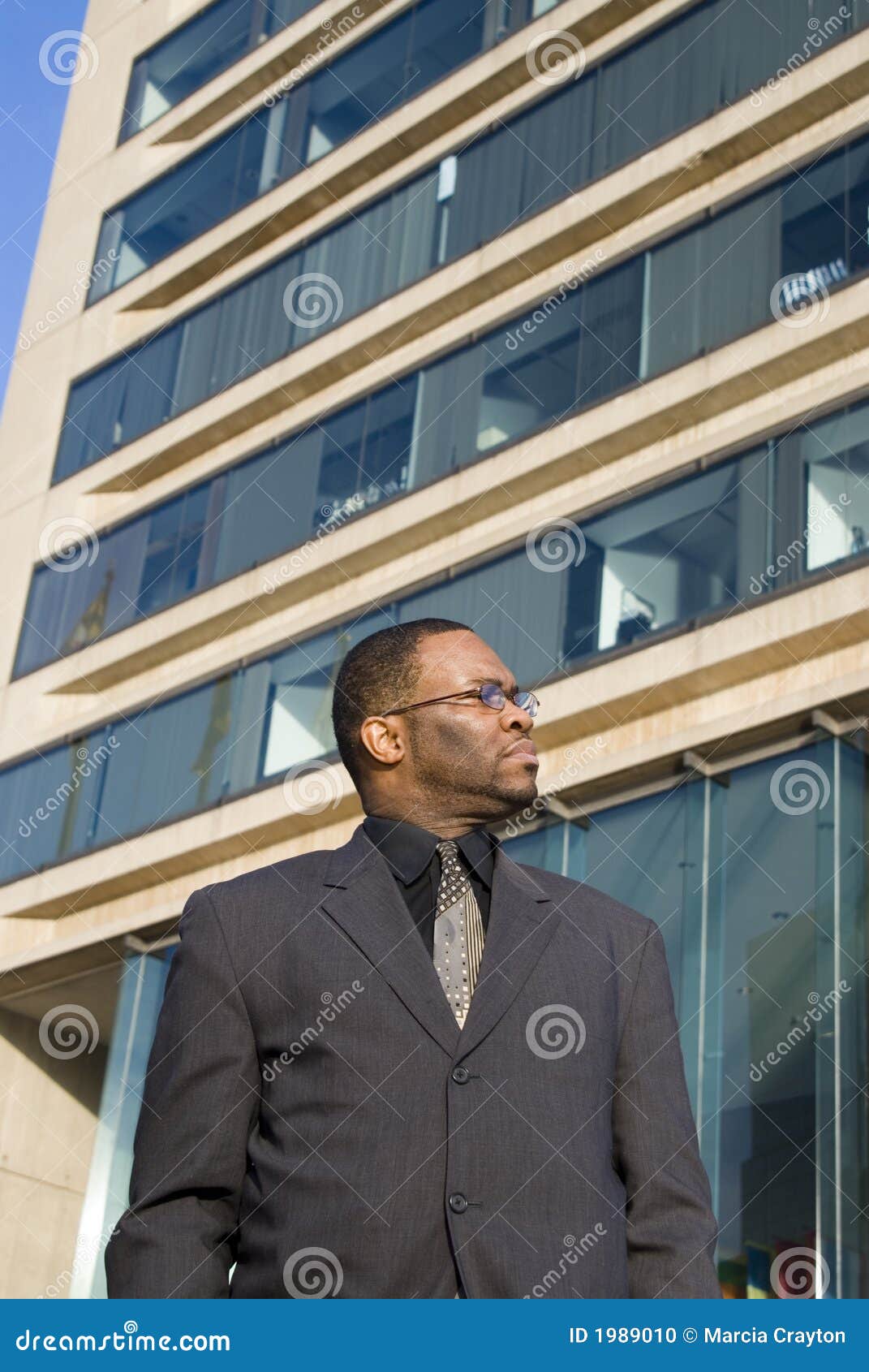 Business Man Contemplating Future Stock Photo - Image of urban ...