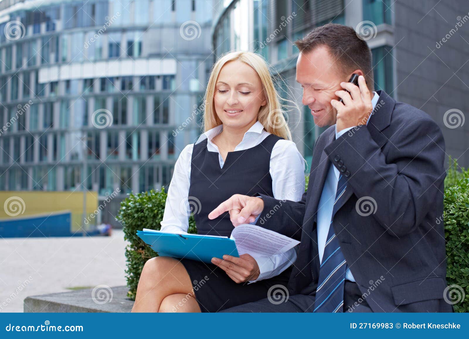 Business man with contract stock image. Image of contract - 27169983