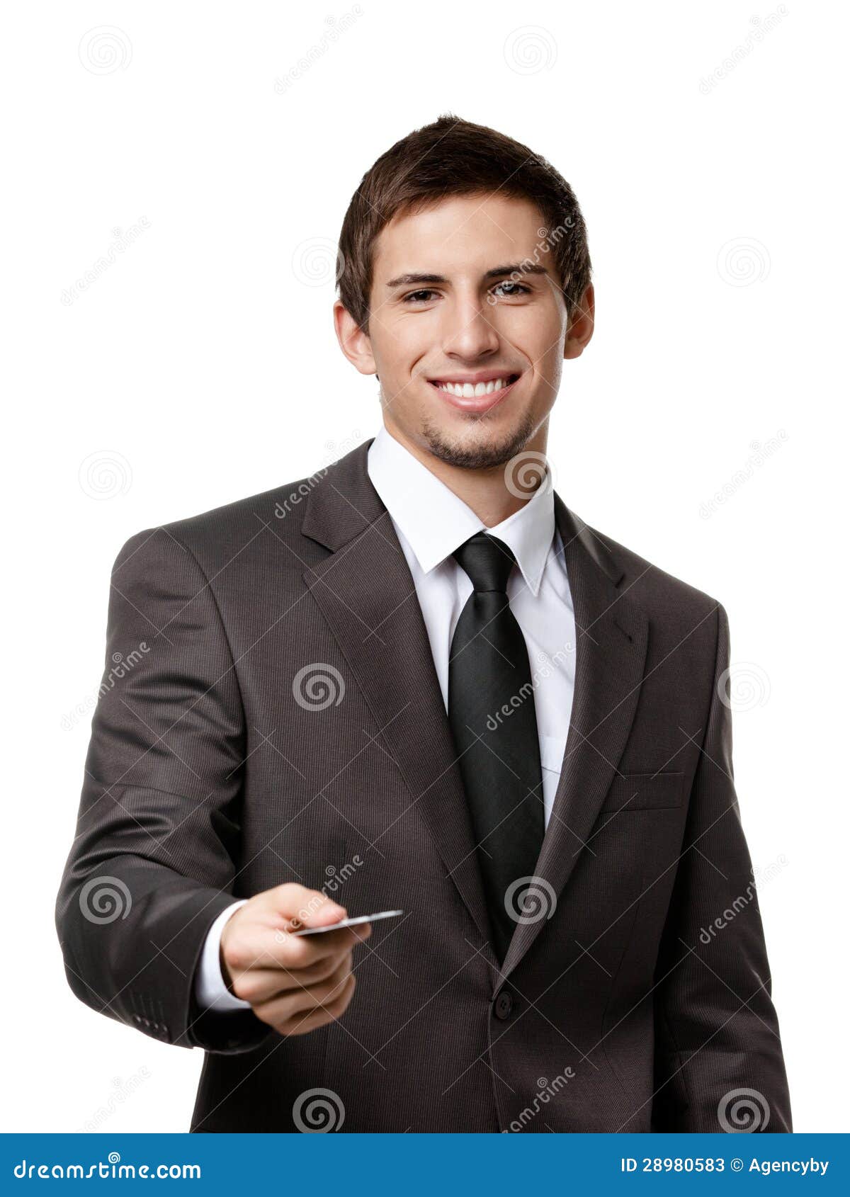 Business Man with Credit Card Stock Image - Image of extend, expenses ...
