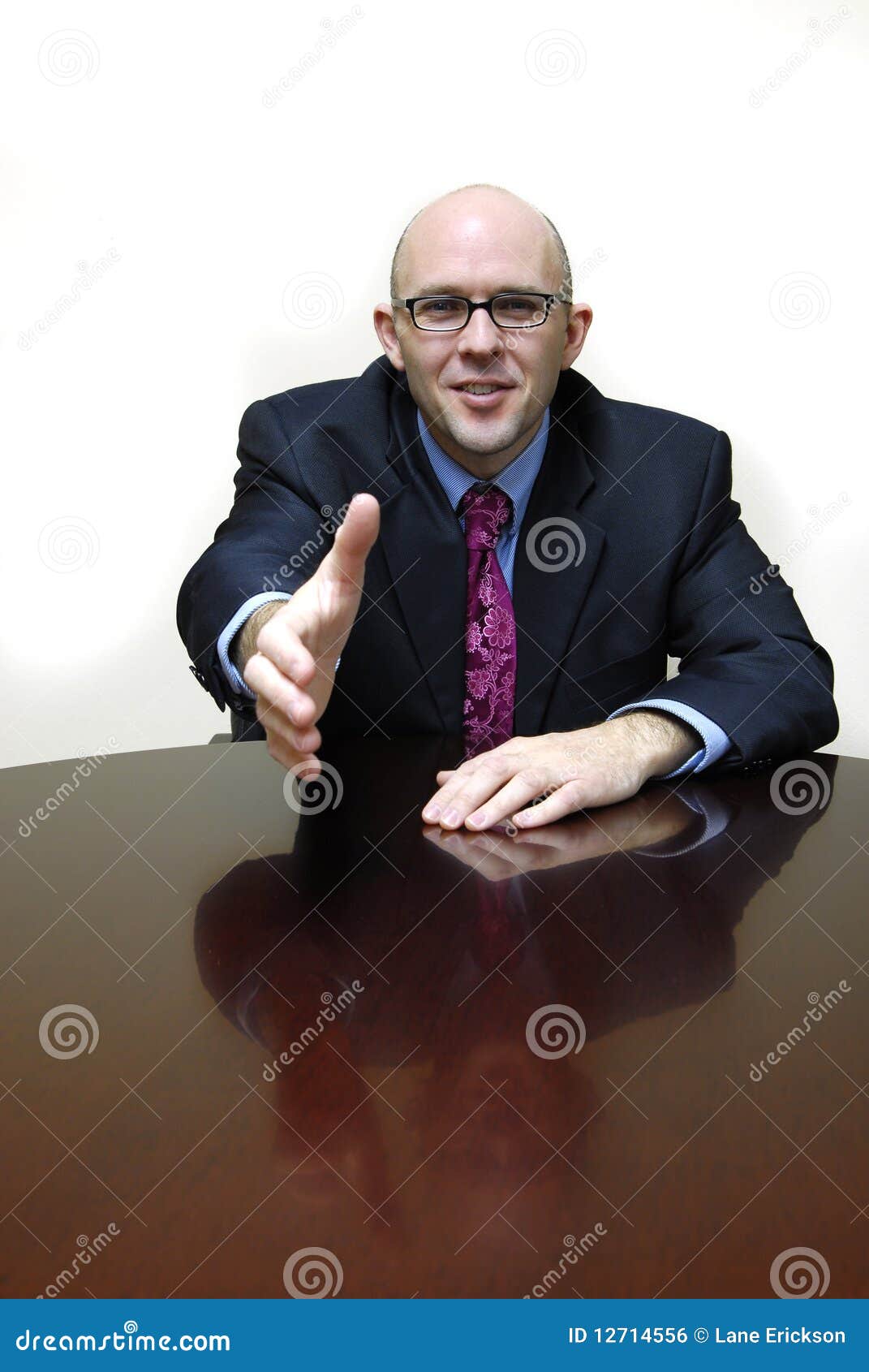 Business Man at Desk stock photo. Image of happy, professional - 12714556