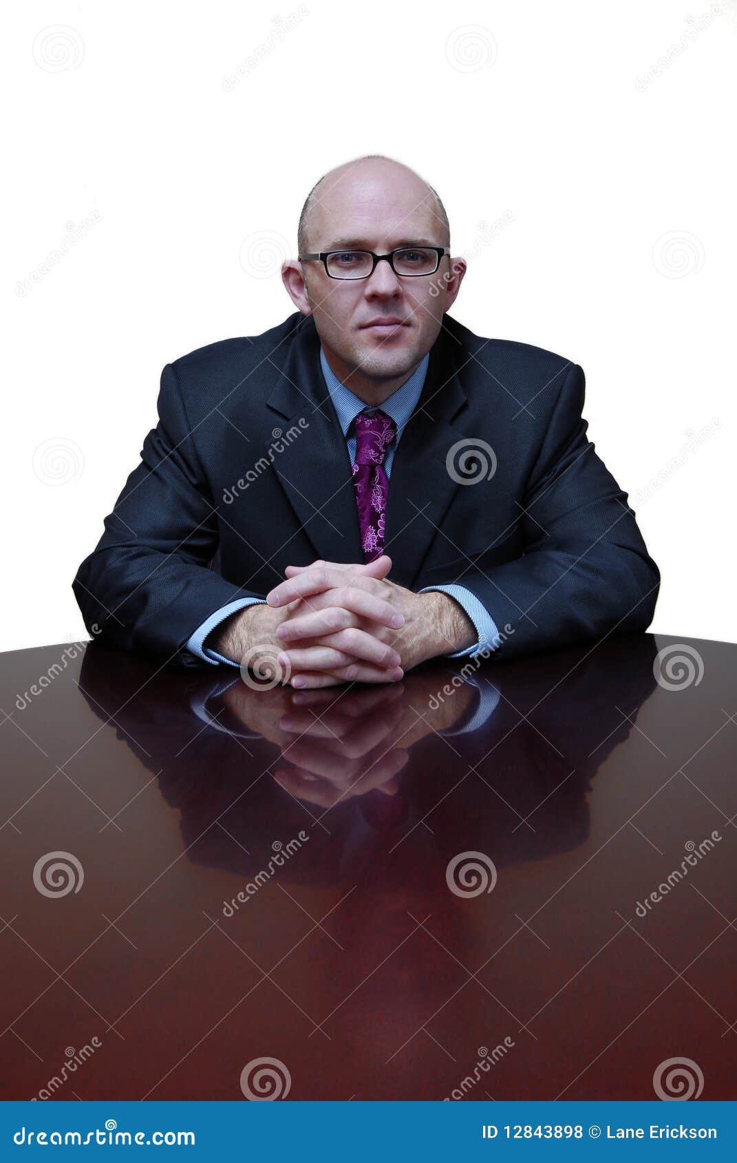 Business Man at Desk stock photo. Image of cooperation - 12843898