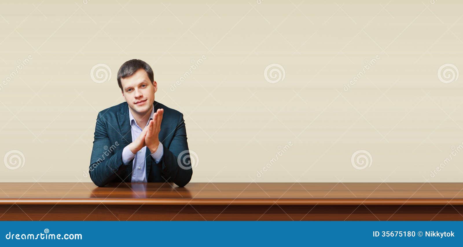 Business man on a desk stock photo. Image of brown, employer - 35675180