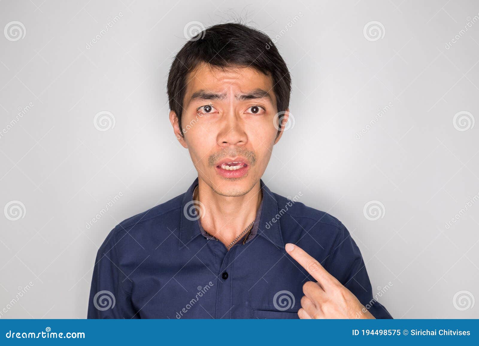 A Business Man in Disappointed Emotion is Complaining Stock Image ...