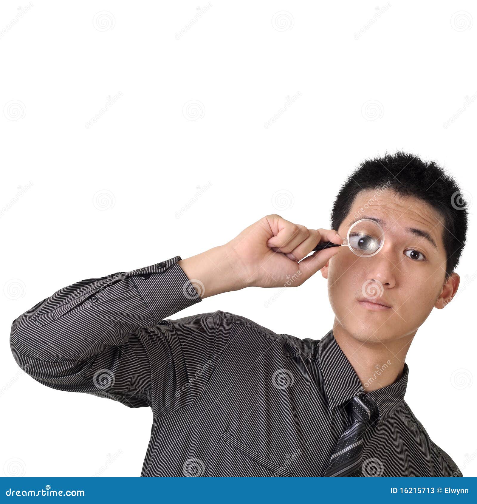 Business man discover stock image. Image of attractive - 16215713