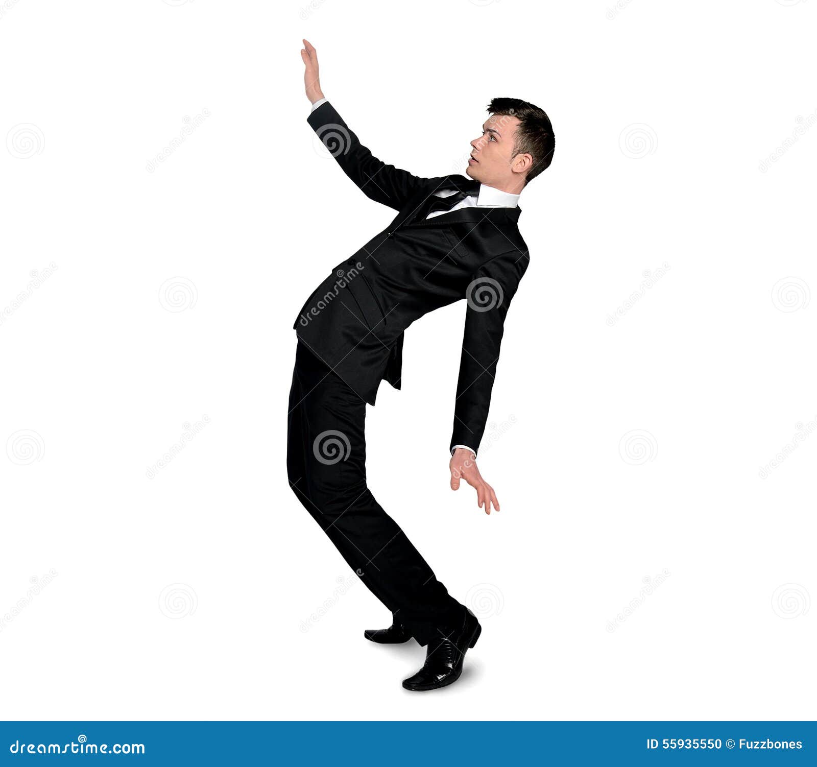 Business Man Dodge Position Stock Photo - Image of employee, dance ...