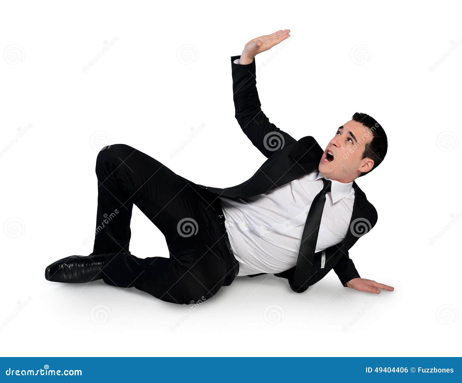 Business Man Dodge Something Stock Photo - Image of defend, standing ...