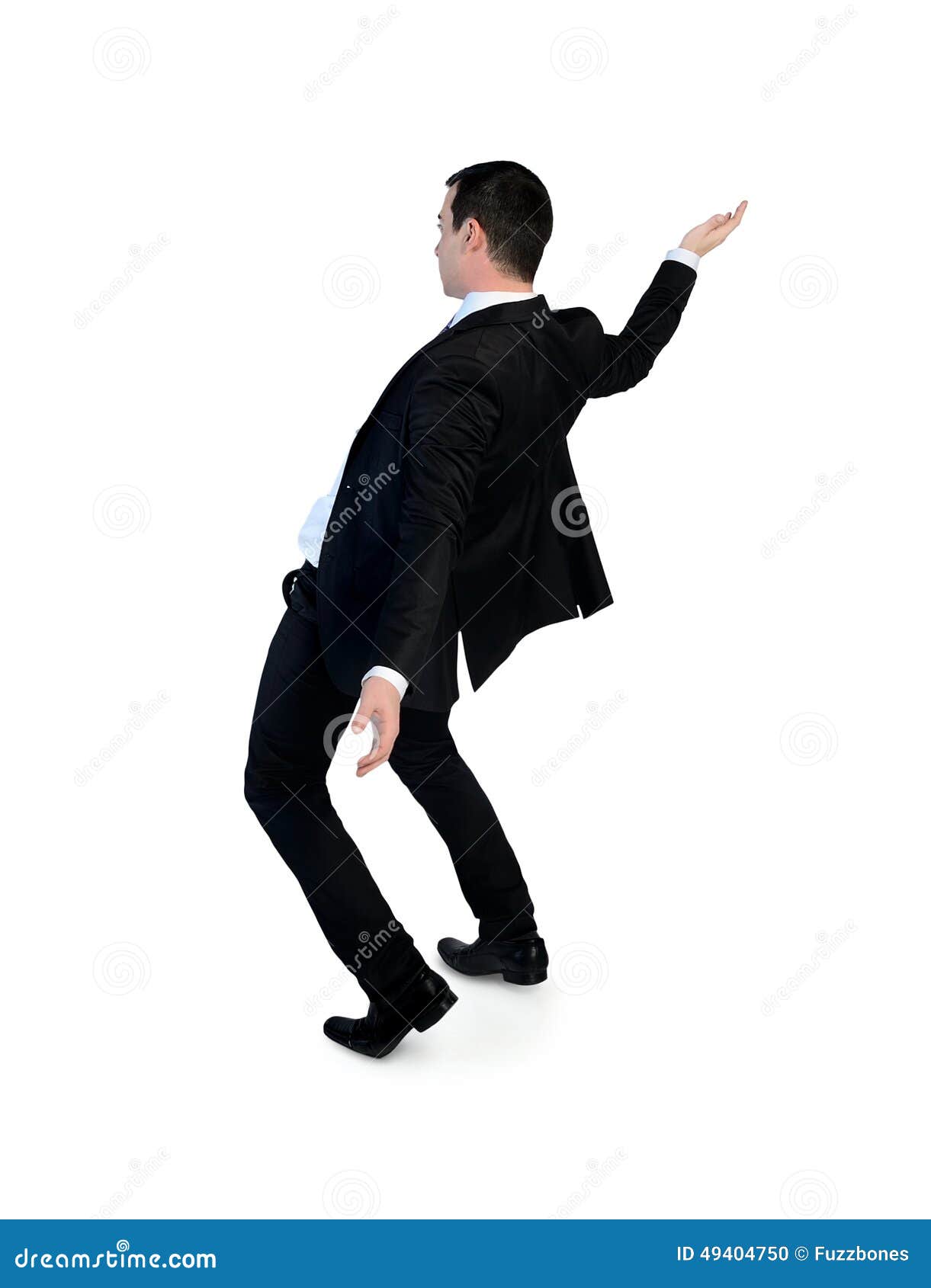 Business Man Dodge Something Stock Photo - Image of cover, edge: 49404750